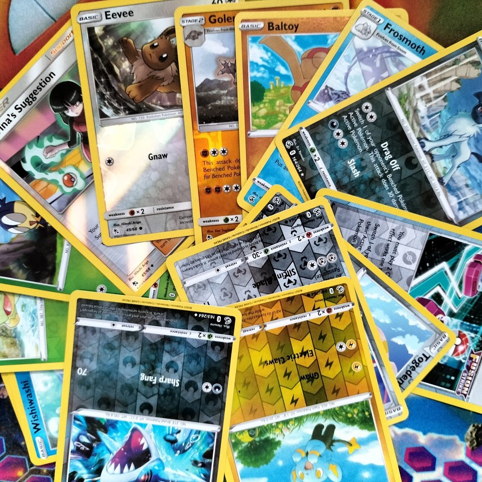 100x Pokémon Cards Bundle Joblot Ultra Rare VMAX OR VSTAR Holo Shiny ...