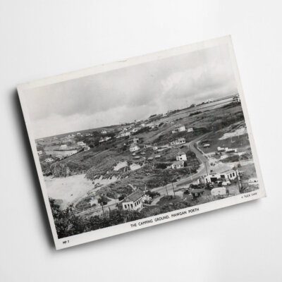 A3 PRINT - Vintage Cornwall - The Camping Ground, Mawgan Porth | eBay UK