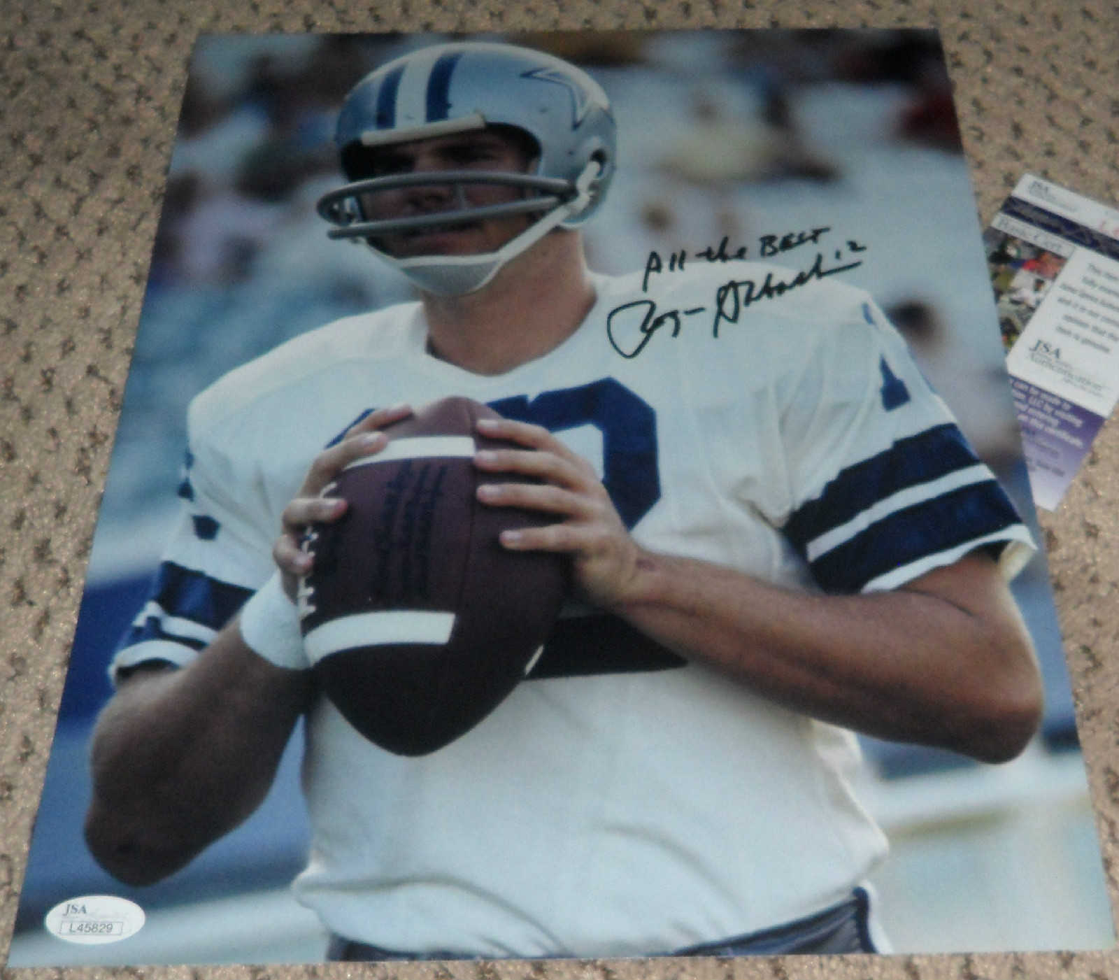 Roger Staubach | Autographed Football Memorabilia & NFL Merchandise