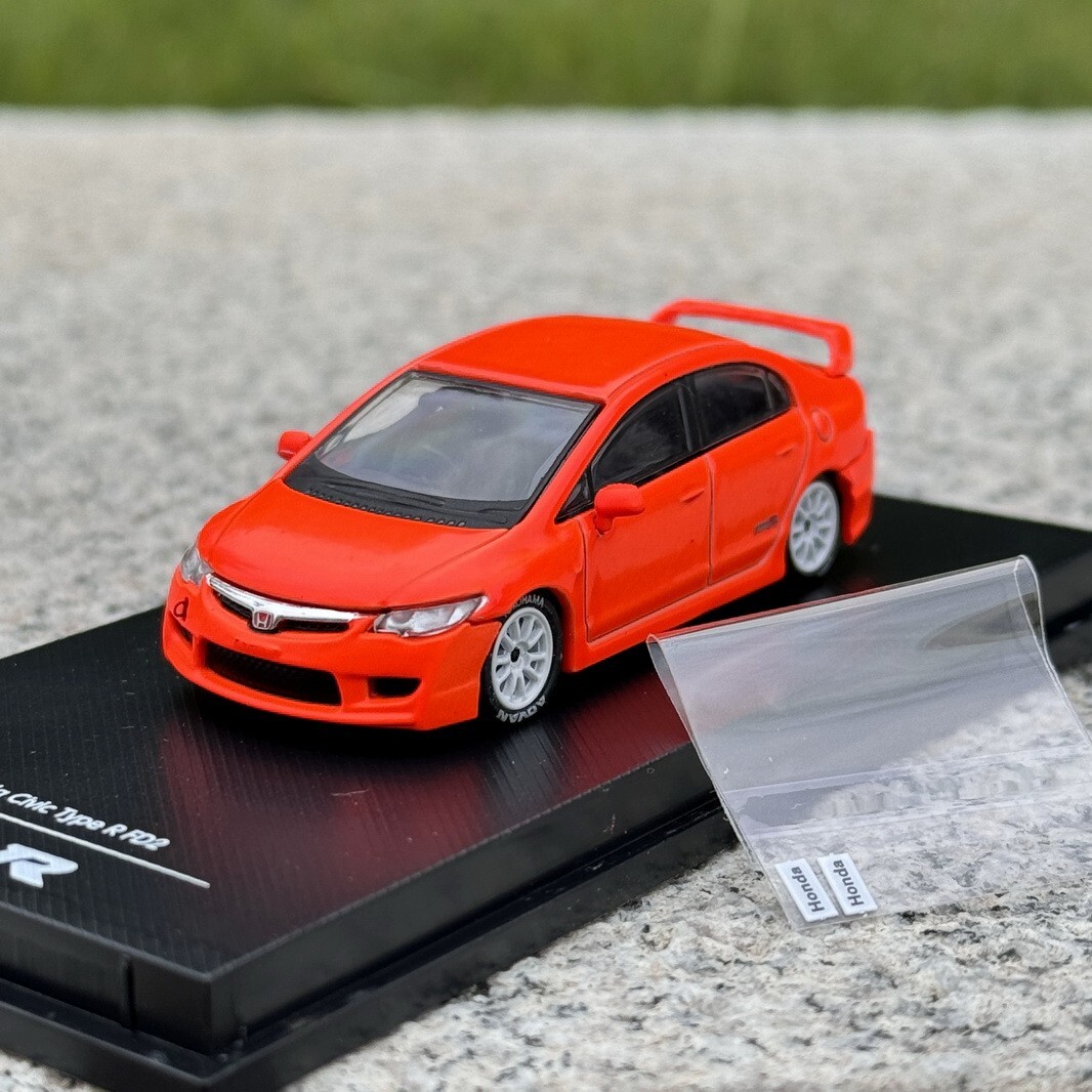 Hobby64 1/64 Scale Honda Civic Type R FD2 Red Diecast Car Model Toys ...