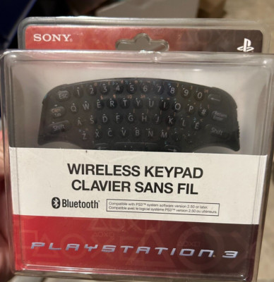 Sony Wireless Keypad Playstation 3 PS3 Keyboard New Factory Sealed ...
