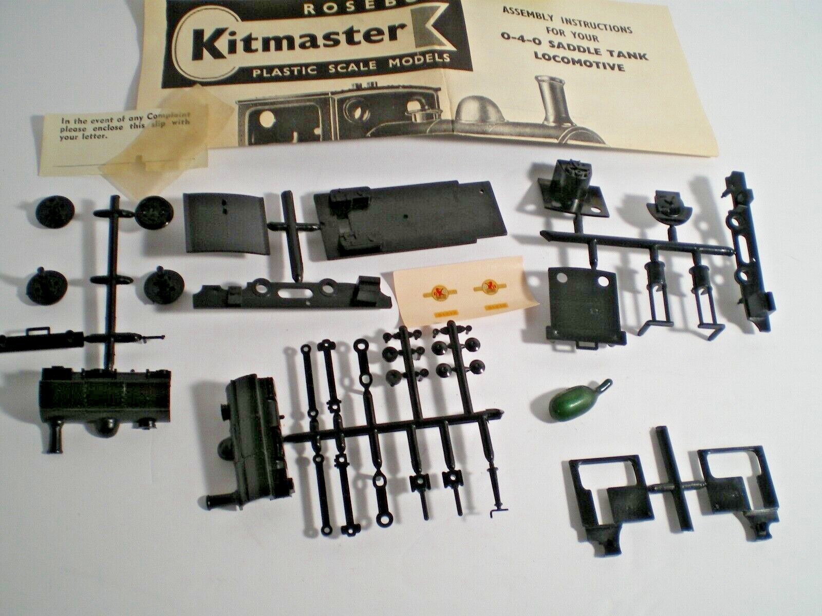 VINTAGE ROSEBUD KITMASTER #6 SADDLE TANK LOCOMOTIVE MODEL OO/HO SCALE ...