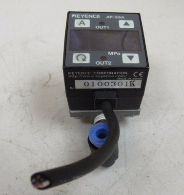 KEYENCE PRESSURE SENSOR AP-33A AP33A 12-24V | eBay