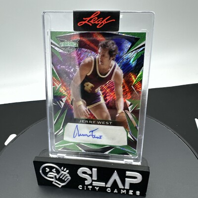 2023 Leaf Vibrance Auto Jerry West /7 | eBay