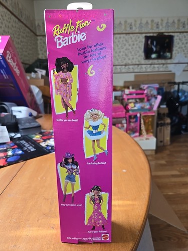 Vintage Ruffle Fun Barbie Doll Blonde #12433 Mattel 1994 Rare for sale ...