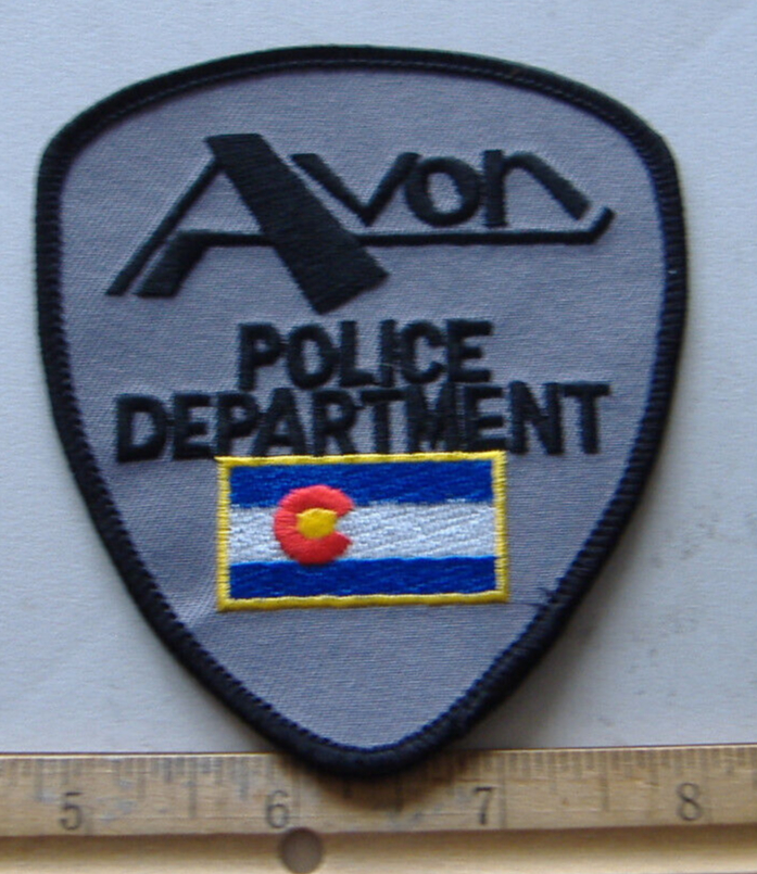 AVON POICE DEPARTMENT COLORADO POLICE FABRIC PATCH | eBay