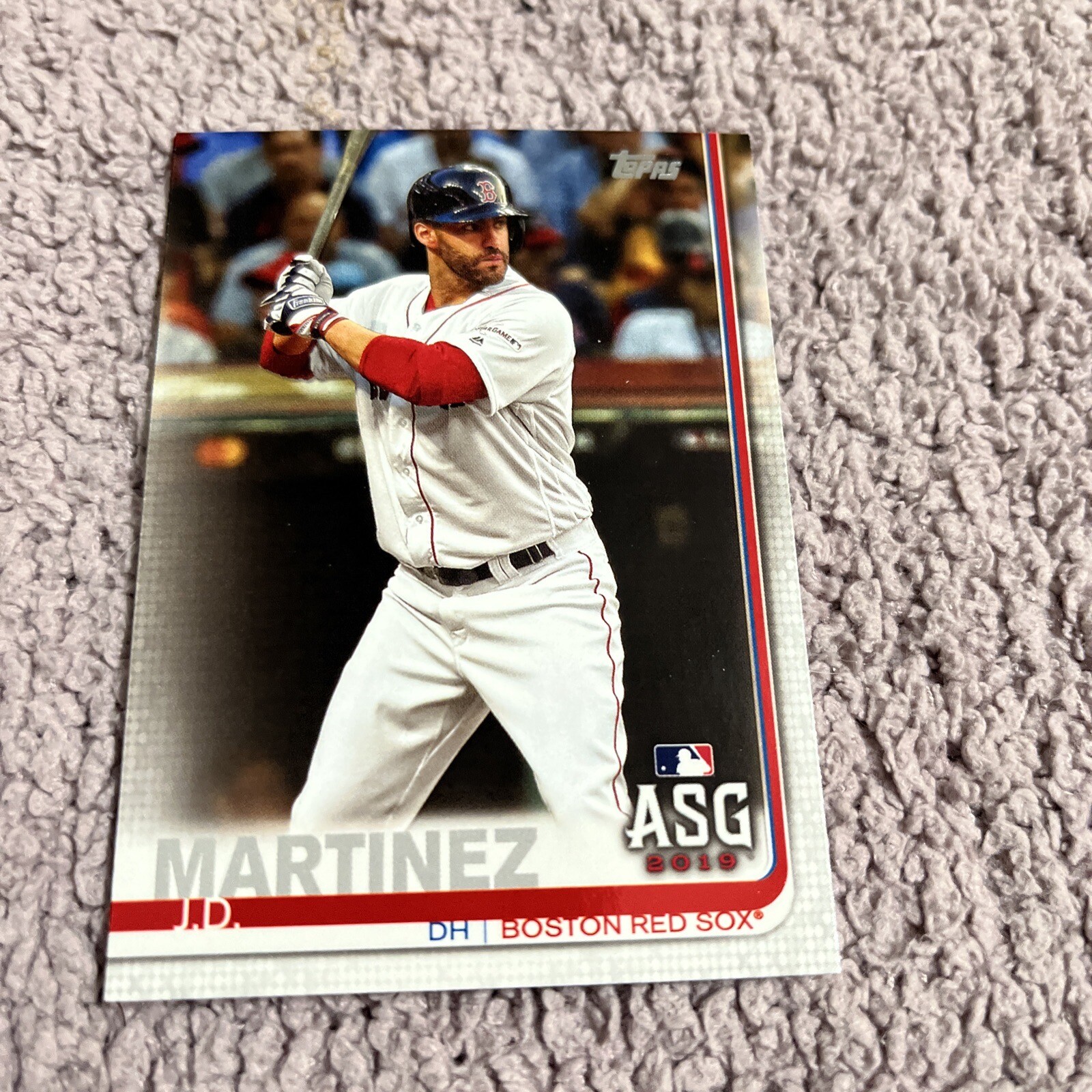 2019 Topps Update Baseball #US134 J.D. Martinez Boston Red Sox All Star ...