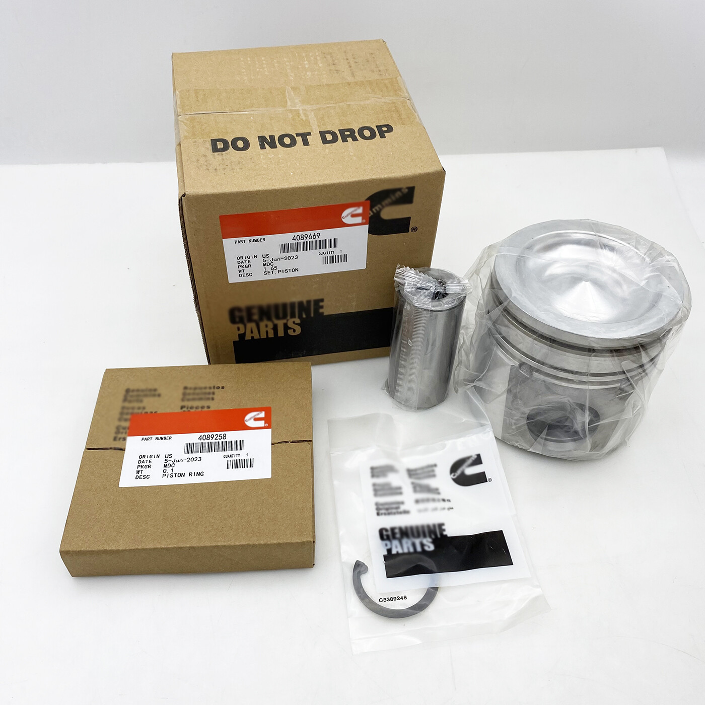 2004-2006 Dodge Ram 5.9L Cummins 24V Piston + Ring Set | 6X | 4089669 ...