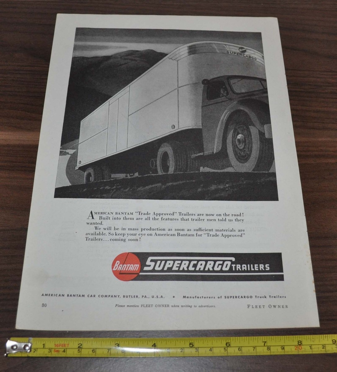 American Bantam Truck Chicken Little: 1932 American Bantam