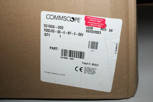 FOSC450-D6-6-NT-0-D6V, COMMSCOPE FOSC 450 D6 Fiber Optic Splice Closure ...