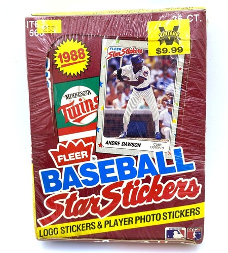 1988 Fleer Baseball Stickers Sealed Box Very Rare | eBay