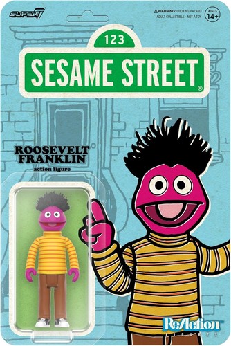 Super7 Sesame Street Reaction Figures Wave 04 - Roosevelt Franklin ...