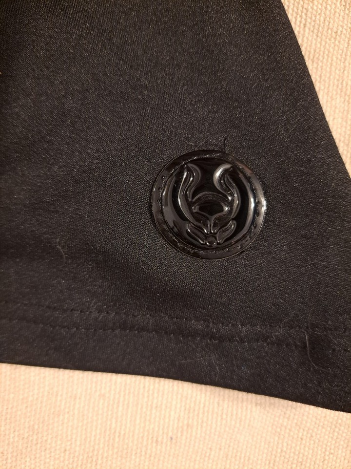 Vtg Y2K CYBERDOG Black Top Rave vest tunic open back Festival cyberpunk ...