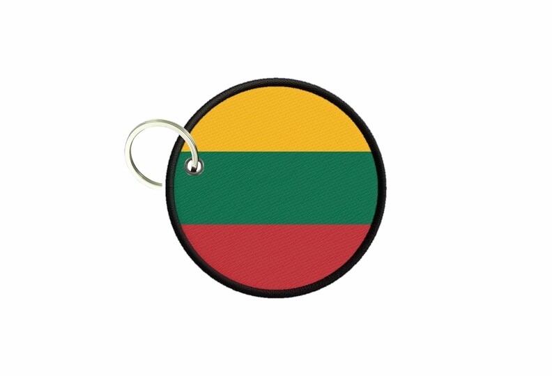 Holder Keys Flag Lithuania Printed Round Roundel | eBay