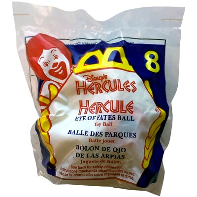 1997 McDonalds Hercules Happy Meal Toy #8 Eye of Fates Ball NIP | eBay