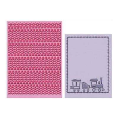 Cuttlebug Cricut Lite Companions Beep Beep Embossing Folders Set* | eBay