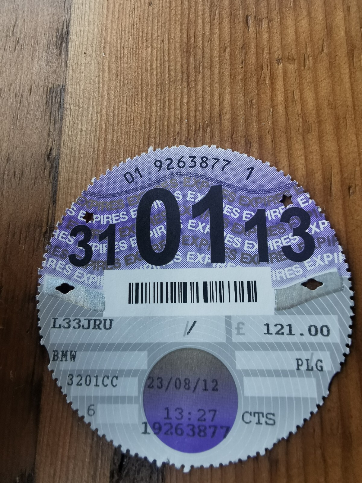 3 Vintage uk car tax discs FERRARI & BMW. GREAT REGISTRATIONS. | eBay