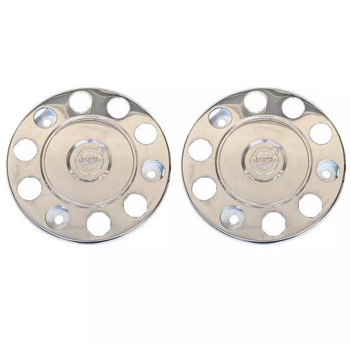 To Fit Volvo Truck Stainless Steel 22.5" Truck Wheel Trim Covers 2 Pcs ...