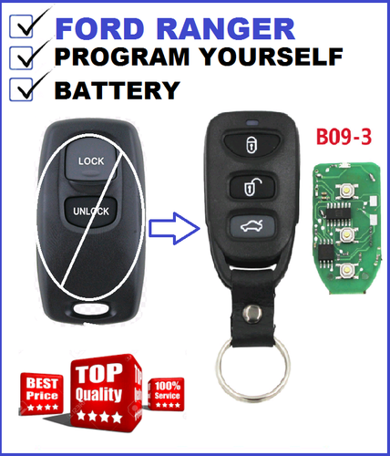 Suitable for FORD RANGER REMOTE KEYLESS ENTRY FOB 2006 2007 2008 2009 ...