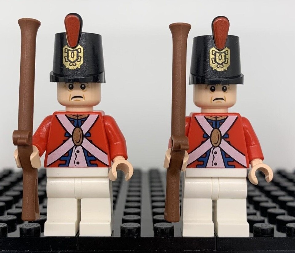 LEGO British Redcoat Soldiers Minifigure Lot 100% Genuine LEGO - YOU ...
