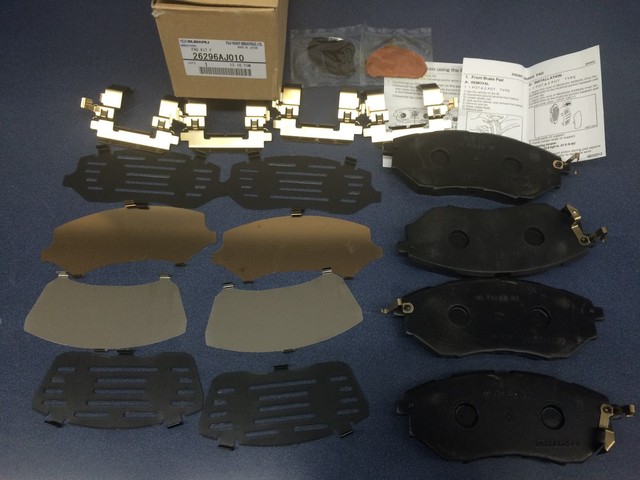 Genuine OEM Subaru Front Brake Pads Kit 26296AJ010 for sale online | eBay