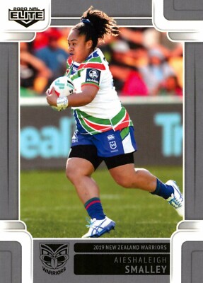 2020 NEW ZEALAND WARRIORS NRLW Card AIESHALEIGH SMALLEY Elite | eBay