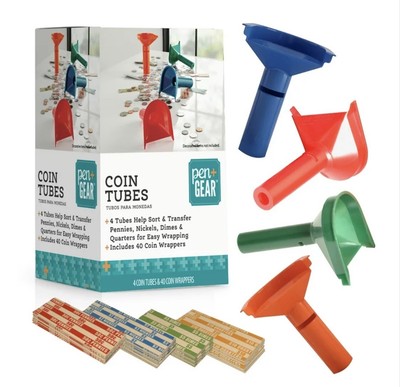 Coin & Change Sorting - Coin Counting Tubes