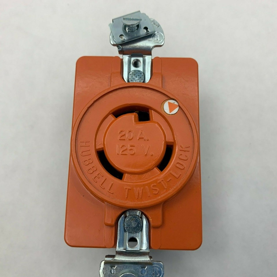 Hubbell IG 2310 NIB 20A 125V 3W Isolated Ground Receptacle See Pics # ...