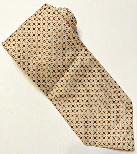 Vtg 1970’s WIDE Geometric Yellow The Protected* Neck Tie DuPont Lapel ...