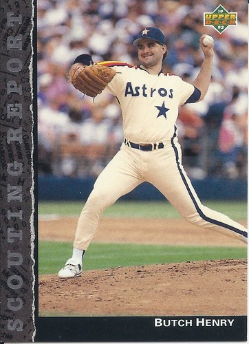 1992 Upper Deck Baseball Scouting Report #SR9 Butch Henry | eBay