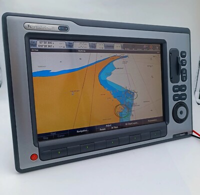 Raymarine E120W E62223 12" MFD Hybridtouch Radar GPS Chartplotter ...
