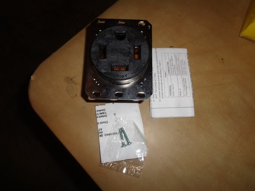 Hubbell HBL9460A Flush Mount Receptacle 60 Amp 125/250V Outlet | eBay