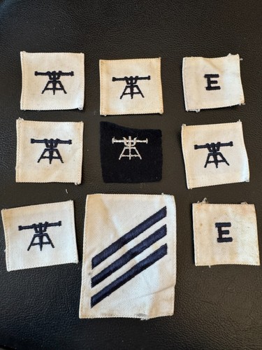 Vintage Lot of USN US Navy Fire Control (FC) Controlman E-3 Patches | eBay