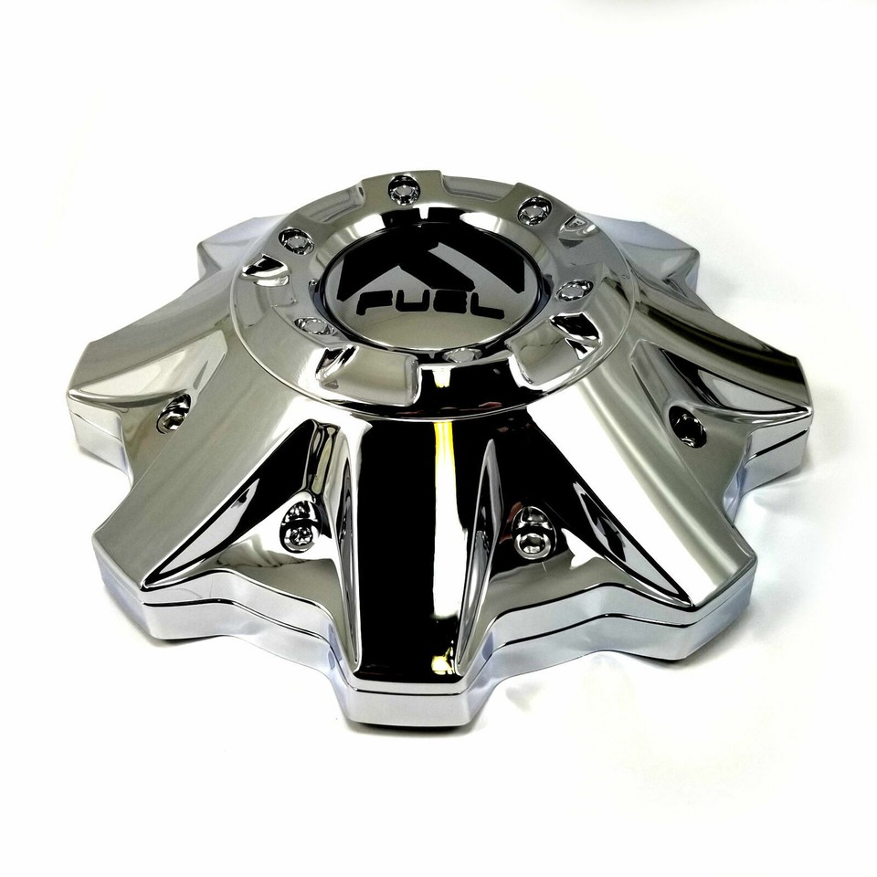 Set of 4 New 8 Lug 1002-53 Chrome Fuel Off-Road M-447 Wheel Rim Center ...