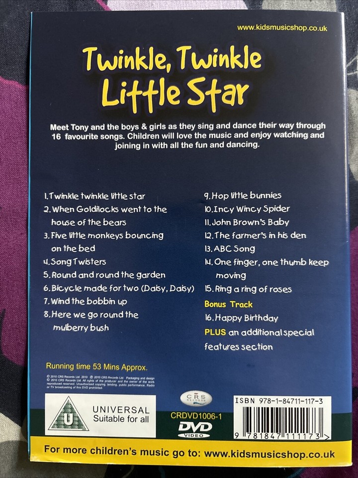 Twinkle Twinkle Little Star: 16 Well Loved Songs to Sing and Dance ...