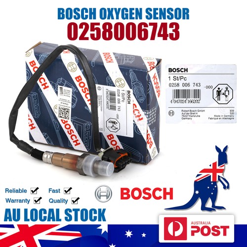 GENUINE OEM BOSCH OXYGEN SENSOR suits HOLDEN VZ VE COMMODORE V6 POST ...