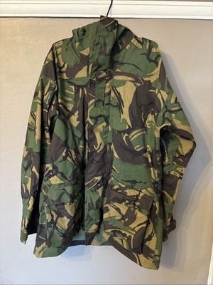 Gore-Tex Jacket, British Army DPM Waterproof Rain Coat, Camo Hunting ...