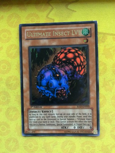 1x (LP) Ultimate Insect LV1 - SOD-EN005 - Ultimate Rare - 1st Edition ...
