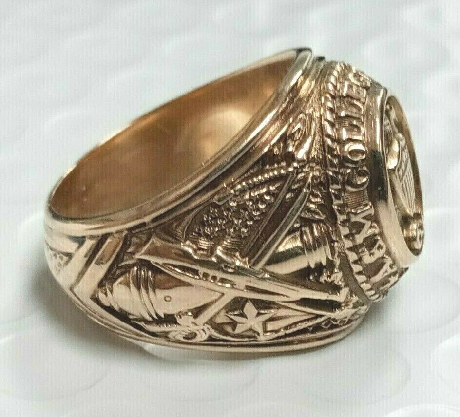 Without-Stone Men's A & M College Of Texas Aggie Ring 14k Yellow Gold ...