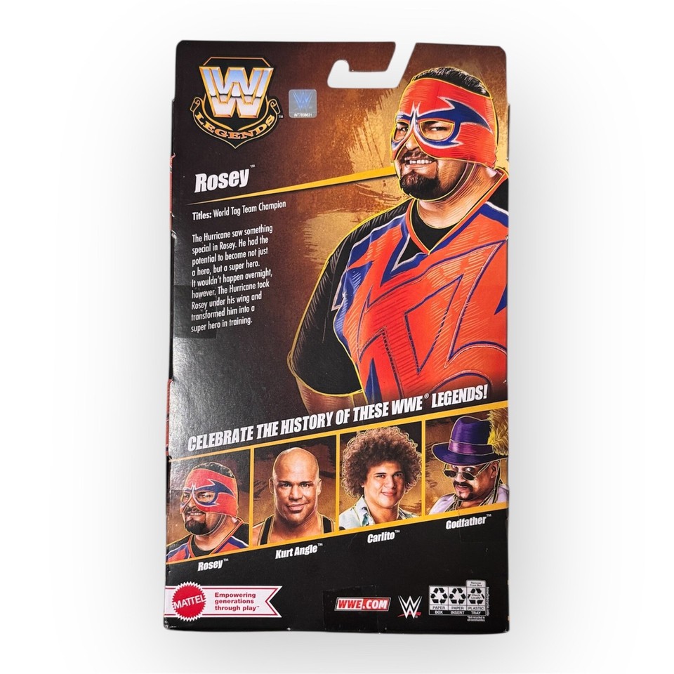 WWE Mattel Elite Legends Series 26 Rosey CHASE Action Figure BRAND NEW ...