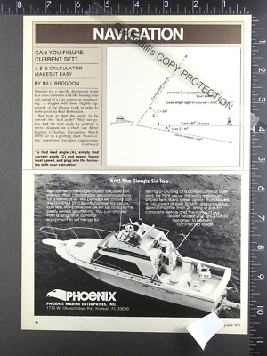 1979 ADVERTISEMENT for Phoenix 29 Flybridge Cruiser motor yacht boat | eBay