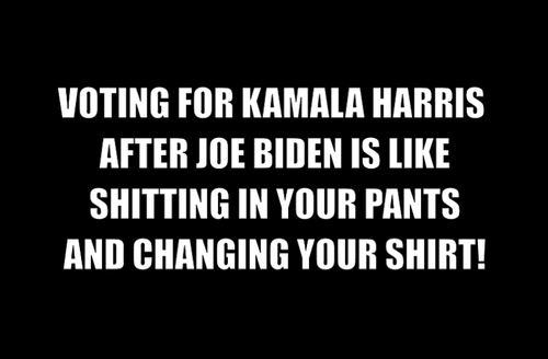 ANTI-LIBERAL PRO-TRUMP Voting for Kamala Harris Vinyl decal 8" wide ...