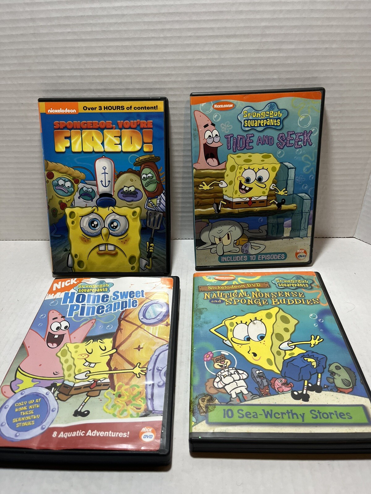 Nickelodeon SpongeBob SquarePants DVD Lot Of 4 | eBay