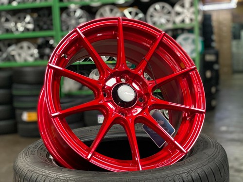 New 15x7J Advanti STORM S1 Wheel 4x100 FIT HONDA TOYOTA MAZDA Candy Red ...