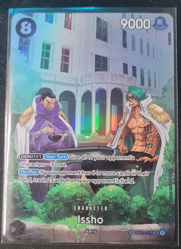 Issho SP Alt Art OP07 OP03-078 One Piece TCG English | eBay