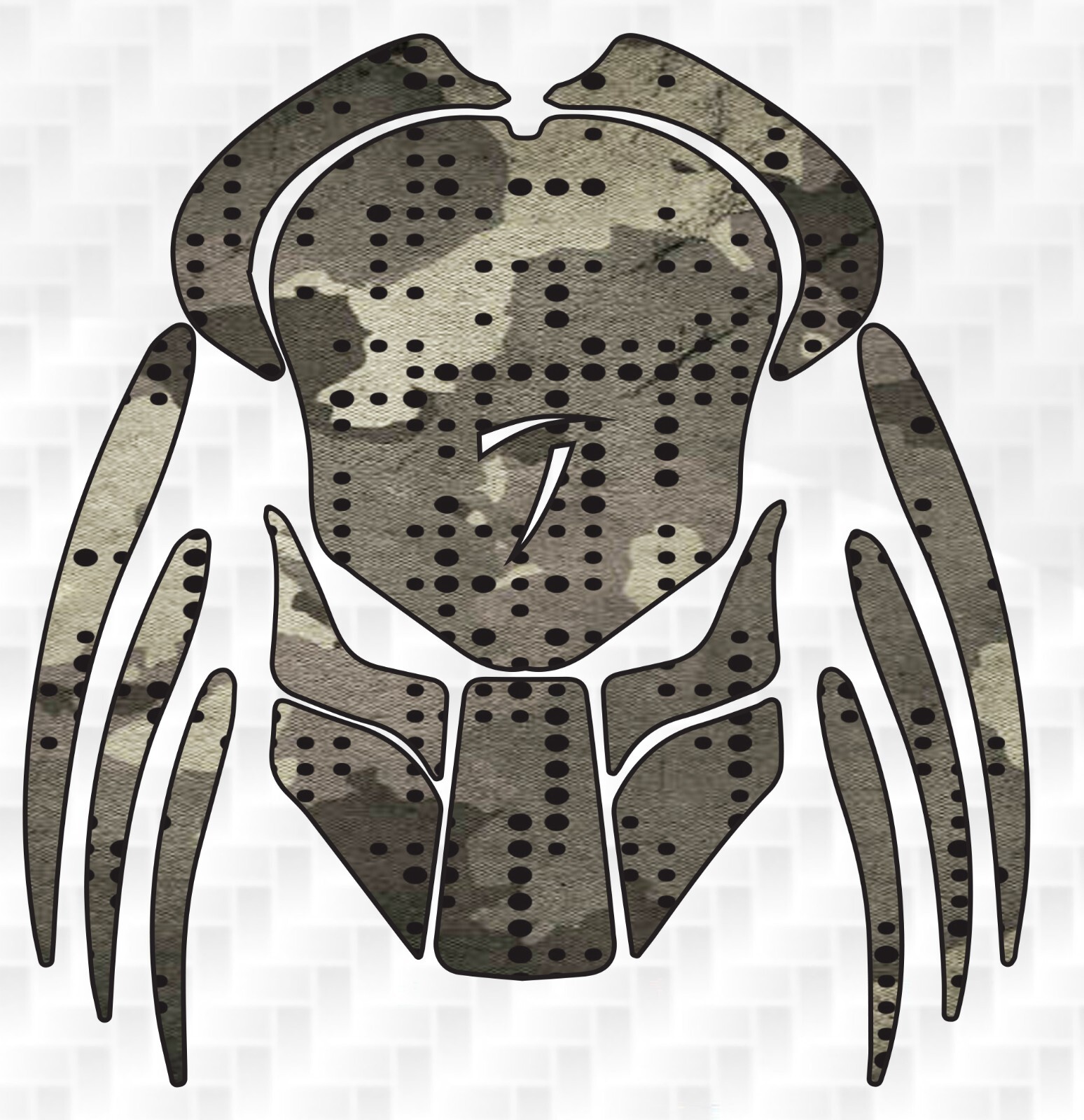 Predator Mask AVP Sticker, Predator Helm high quality sticker Multiple ...