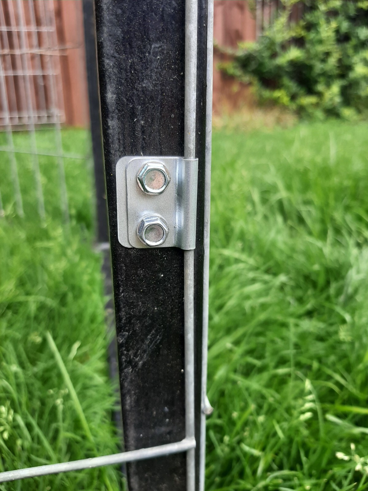 metal mesh panel clips with screw wire fencing | eBay UK