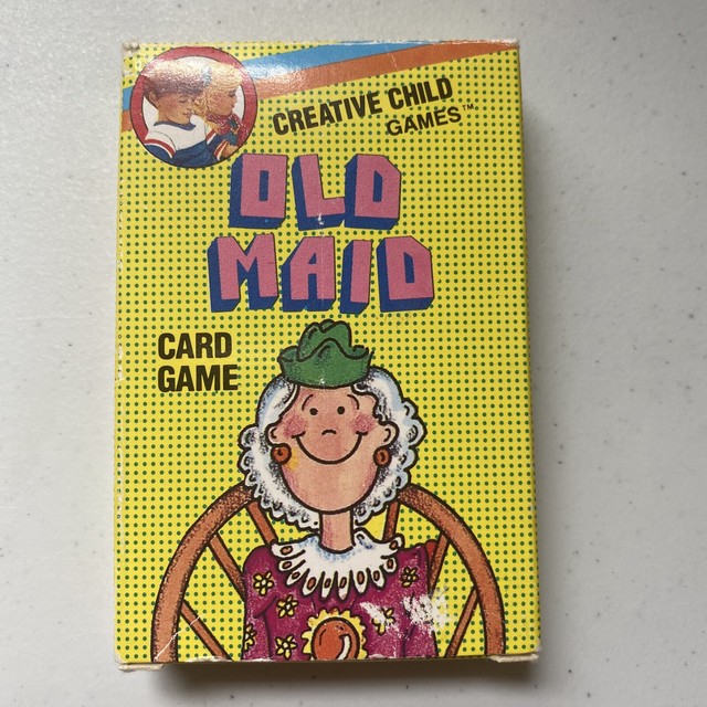 Vtg Old Maid Card Deck Game & Instructions Creative Child Waldman ...