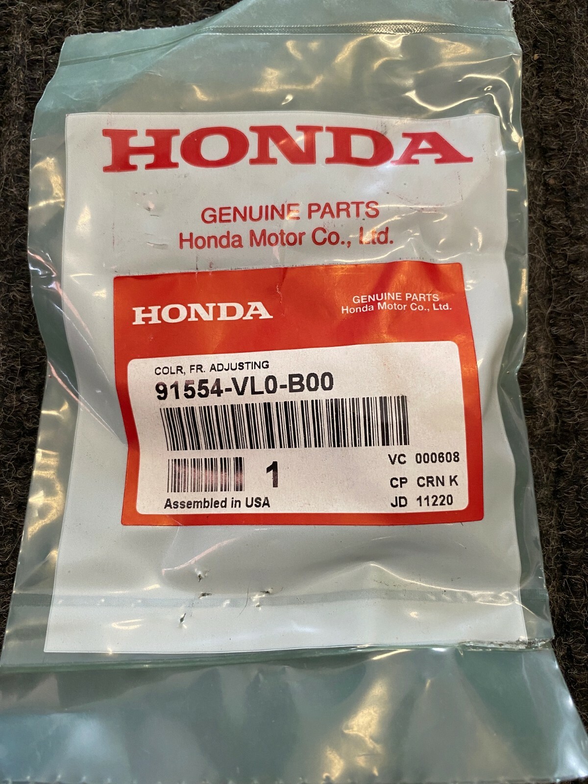 Honda OEM 91554-VL0-B00 Front Adjusting Collar for sale online | eBay