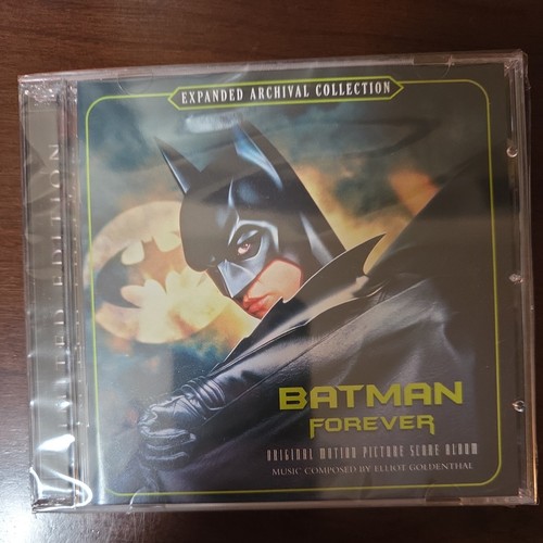 BATMAN FOREVER Expanded Remastered Soundtrack Music Score 2 CD Elliot ...